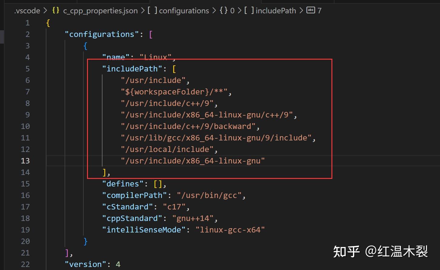 WSL UBUNTU下配置VSCode出现include错误请更新includePath的解决方法 - 知乎