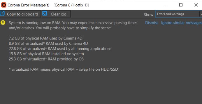 C4D、3dmax使用corona时RAM（内存使用量） 使用率突然上升？ - 知乎