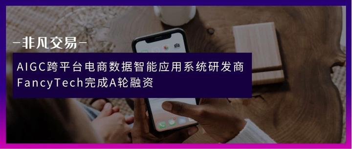 AIGC跨平台电商数据智能应用系统研发商FancyTech获源数创投等Pre-A轮和A轮融资 - 知乎