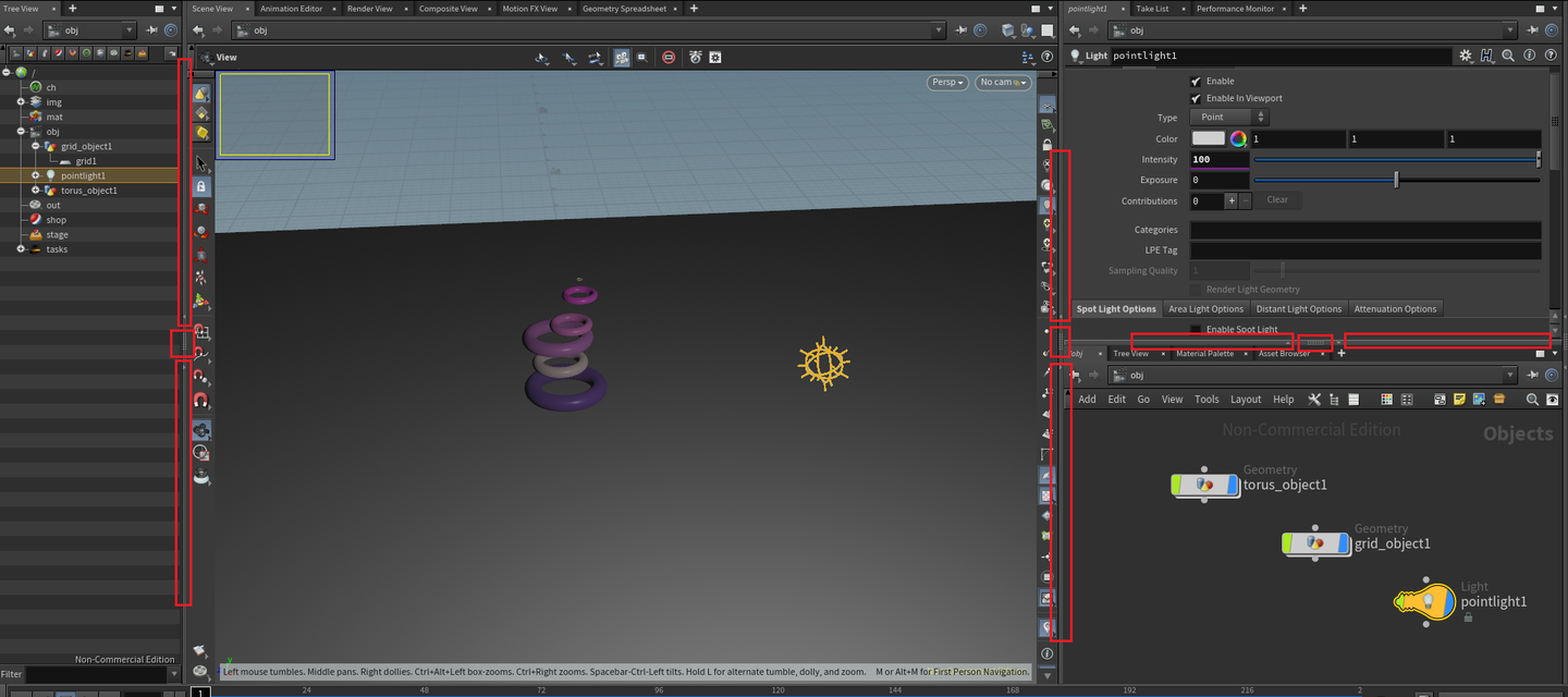 Houdini入门笔记（一）WorkSpace、Panes、View Tools - 知乎