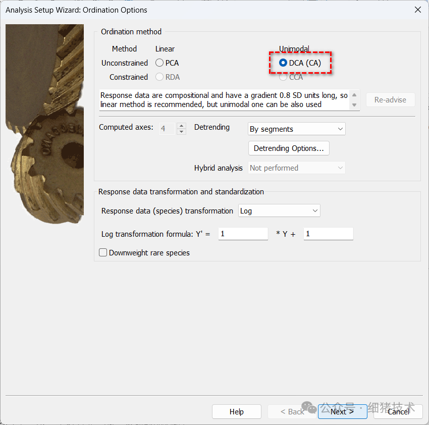 应用Canoco5程序执行冗余分析(RDA)_微生物类群-环境因子联合分析 - 知乎