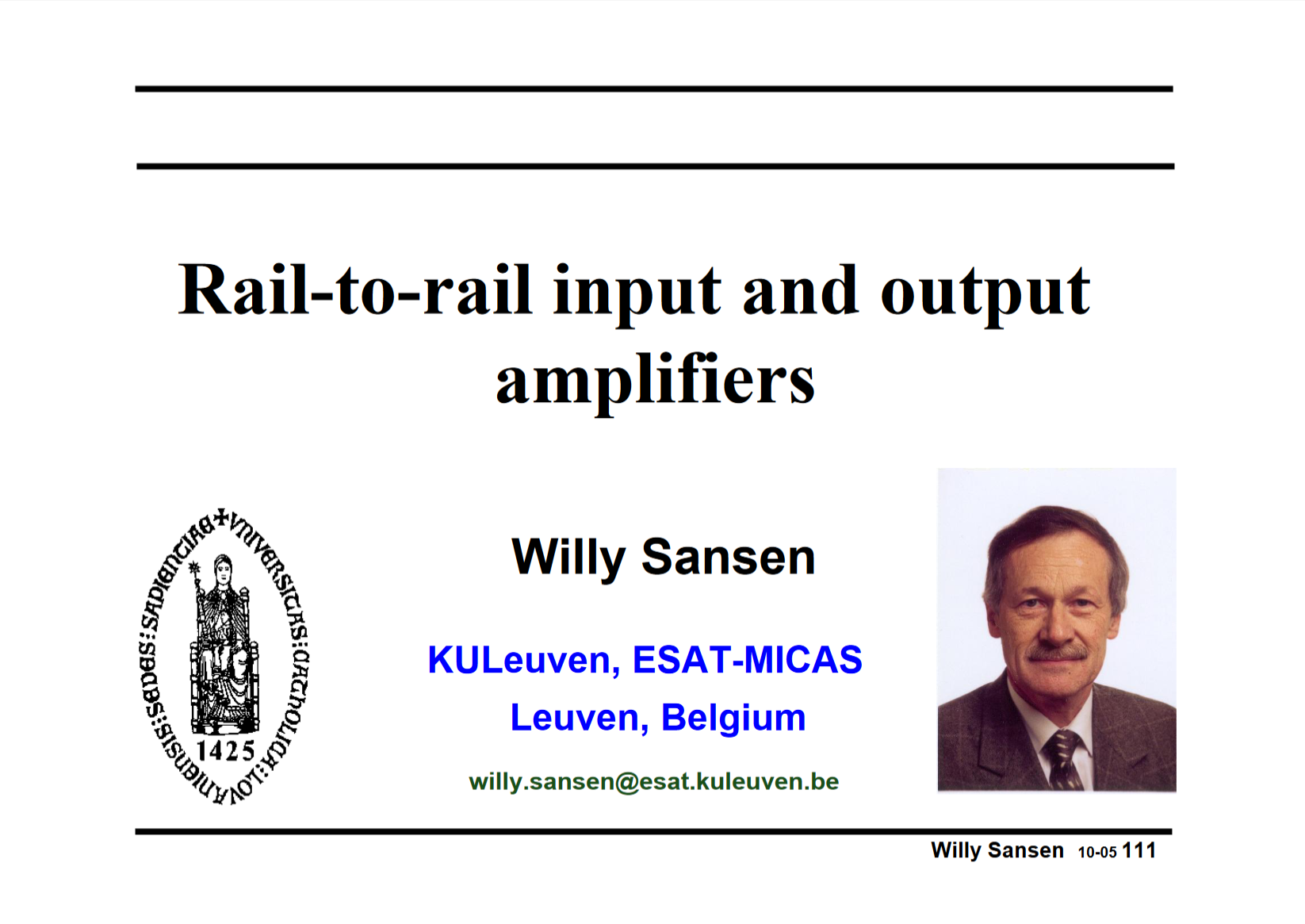 Chapter #11 Rail-to-rail input and output amplifiers - 知乎