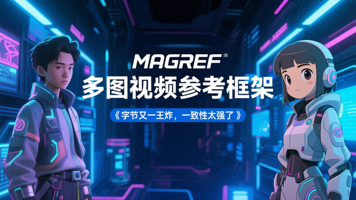 字节又放大招！MAGREF多图参考视频框架开源：角色/场景精准融合，效果优于Phantom！ - 知乎