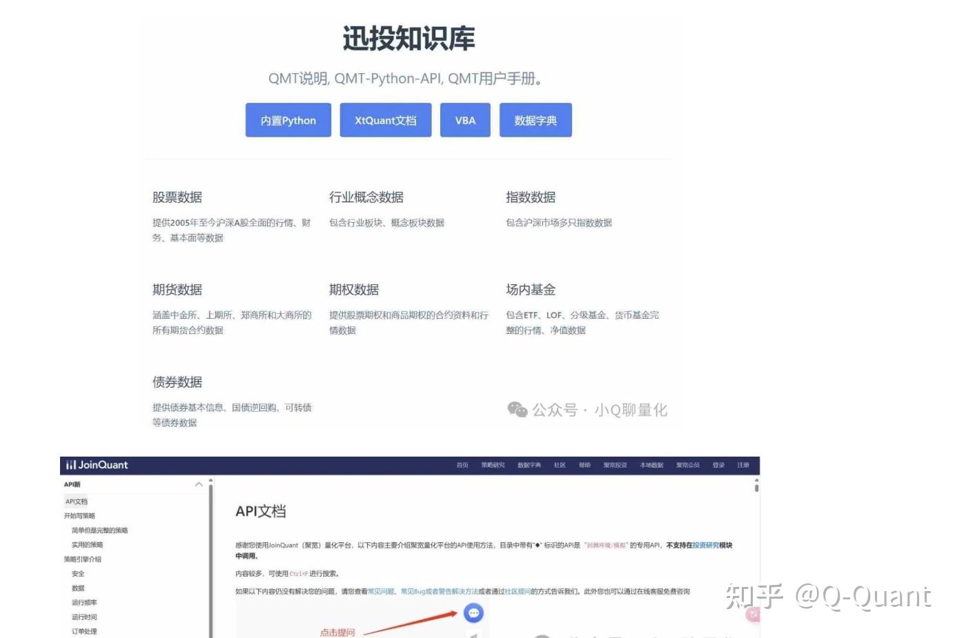 新手学量化可以学习平台分享——Tushare、JoinQuant、QMT等平台从零学习搭建量化策略 - 知乎