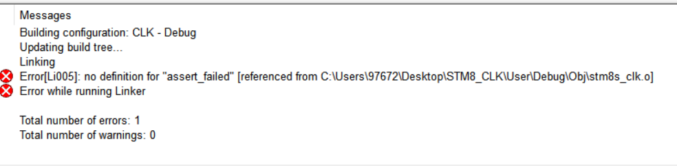 STM8学习笔记三——错误：no definition for "assert_failed" - 知乎
