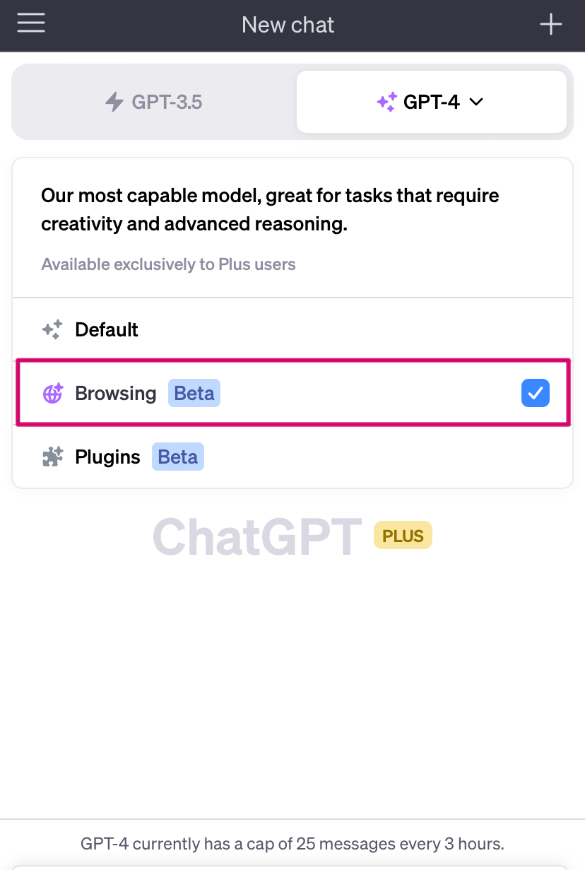 如何开启 ChatGPT Plus 的 Browsing 和 plugins 功能 - 知乎