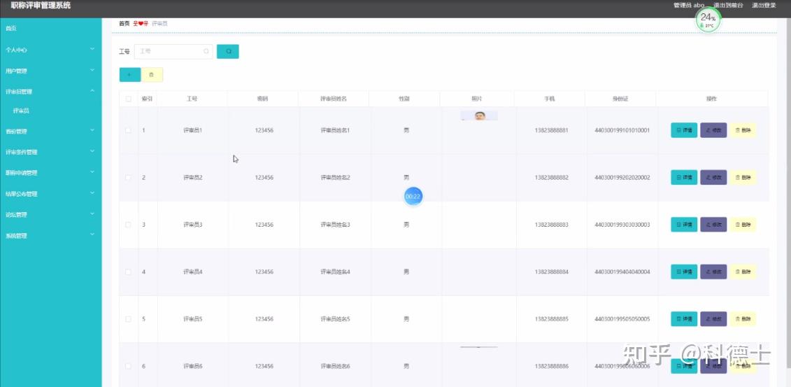 基于springboot的 职称评审管理系统”的设计与实现（源码数据库文档ppt 知乎