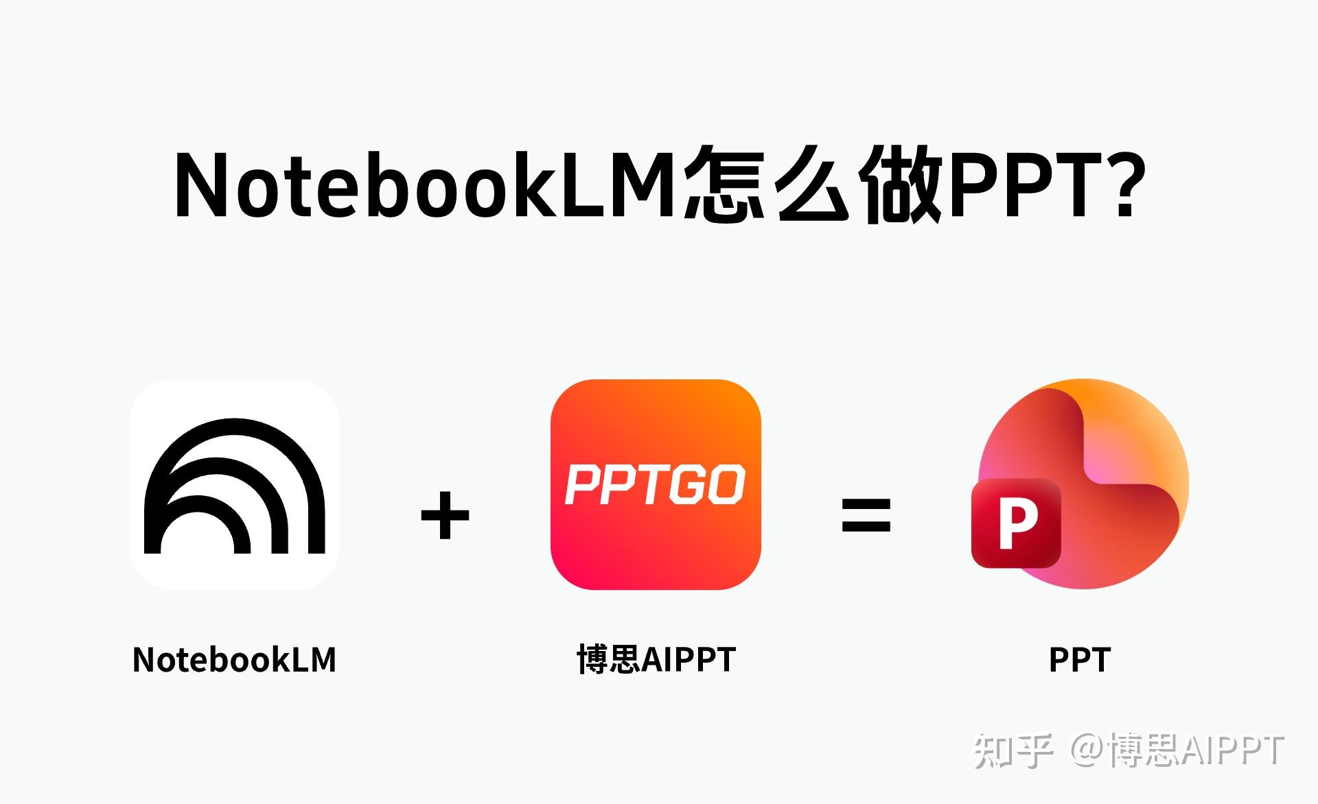 NotebookLM怎么做PPT？搭配博思AIPPT效果拉满（ 附使用教程） - 知乎