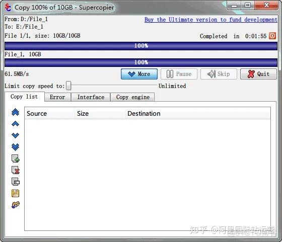 文件复制软件评测：FastCopy、TeraCopy、ExtremeCopy、Supercopier - 知乎