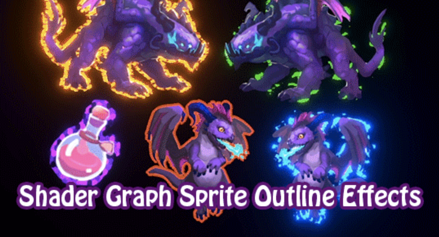 有趣的阅读 - 使用Shader Graph制作Sprite的描边效果 - 知乎