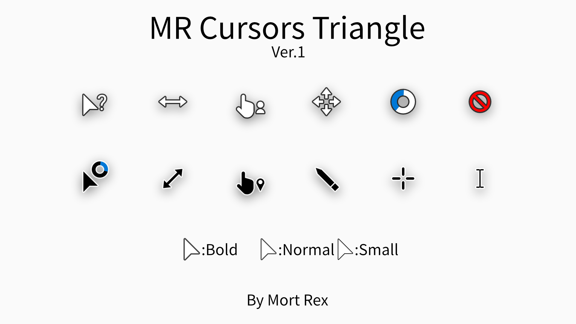 【鼠标指针】MR Cursors Triangle Ver.1 - 知乎