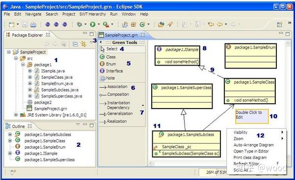 代码-》UML 逆向工程工具 - 知乎