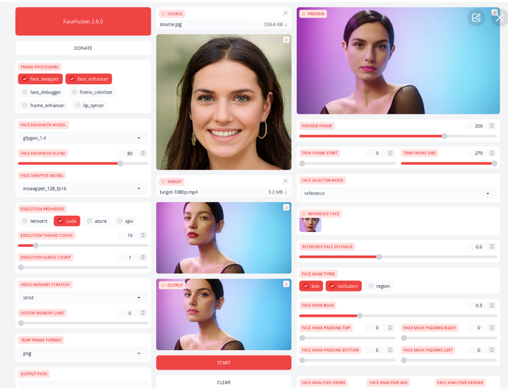 [AI开源]AI 换脸和增强工具 - Facefusion - 知乎