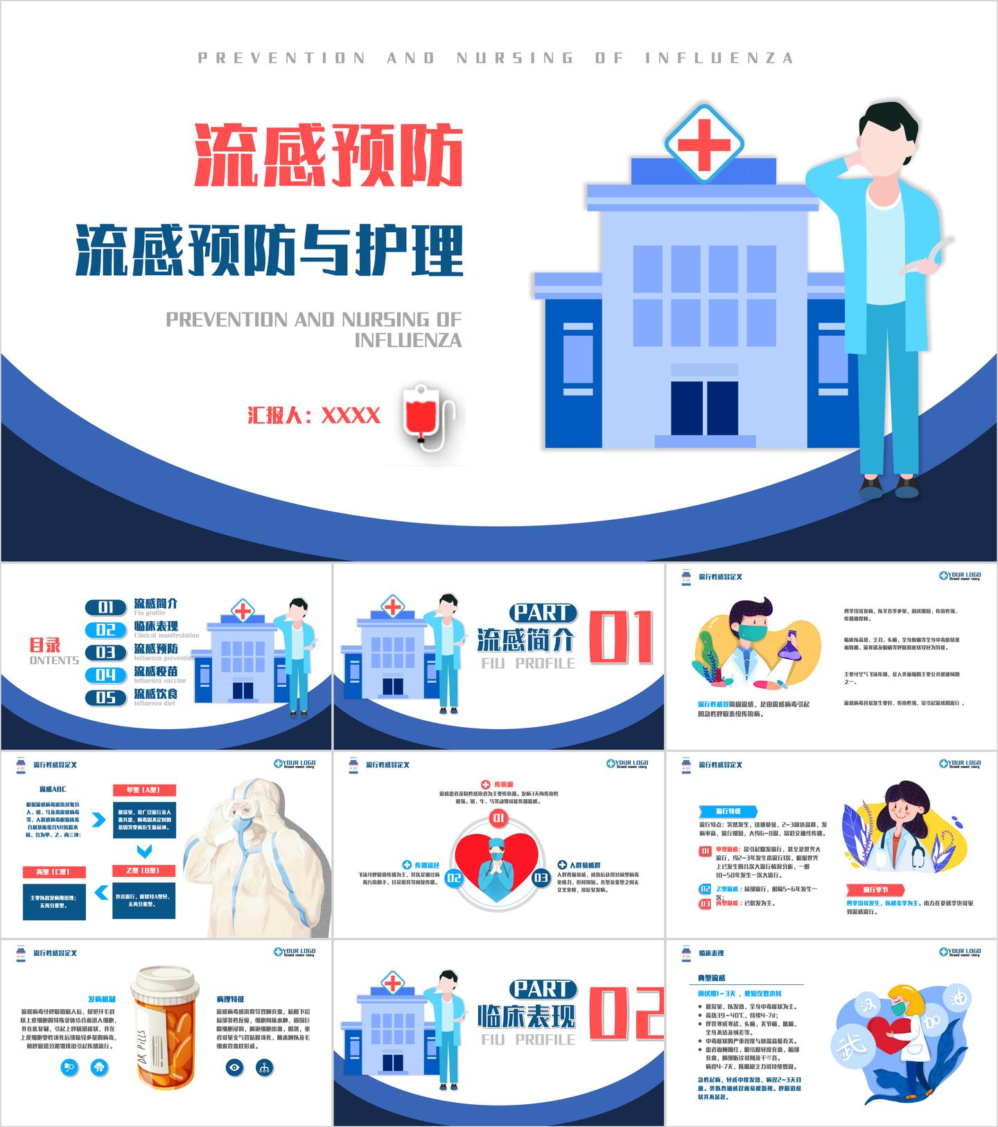 最新11套高质量甲型流感病毒and流感预防ppt课件！ 知乎