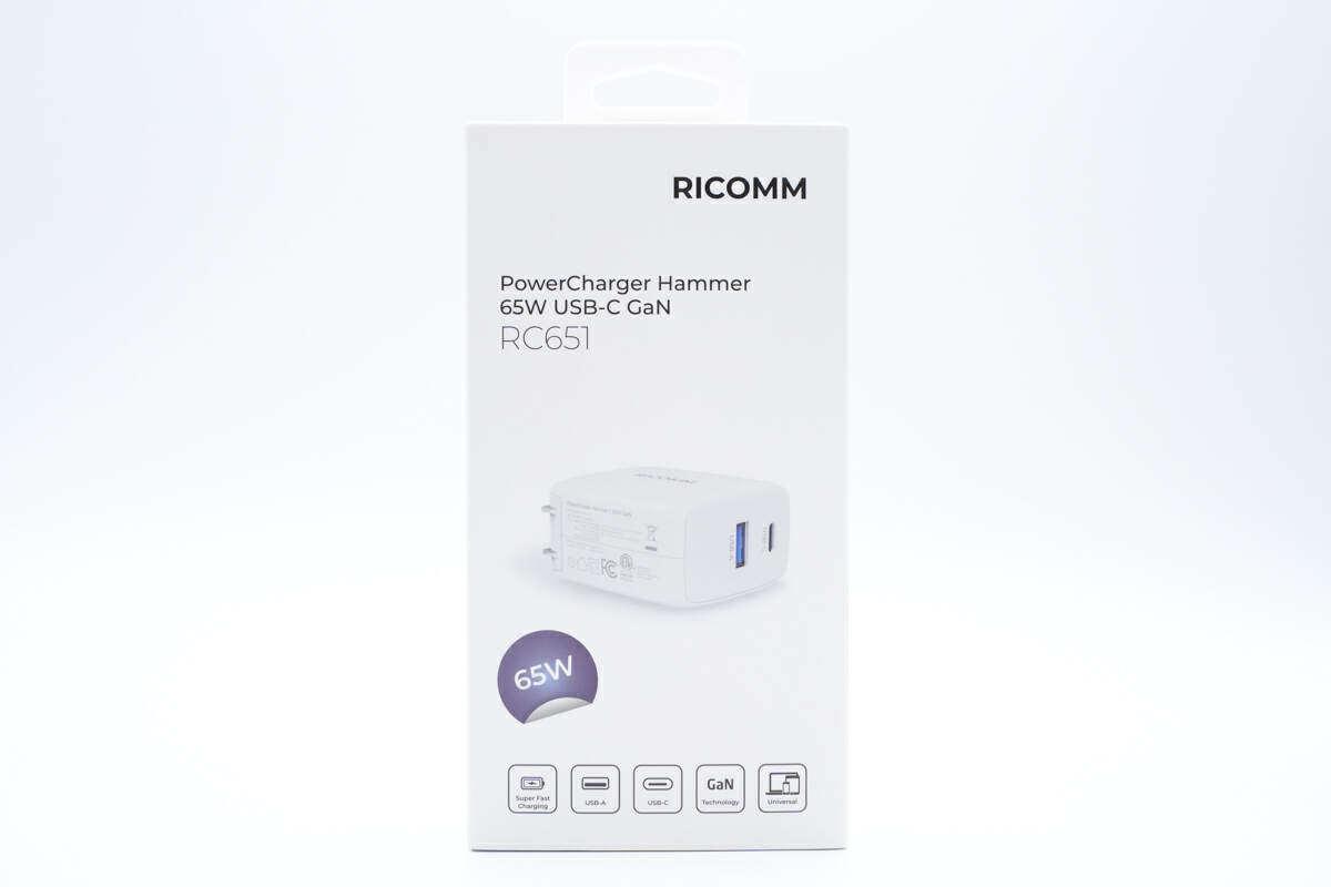 拆解报告：RICOMM雅各通65W 1A1C氮化镓充电器RC651 US - 知乎