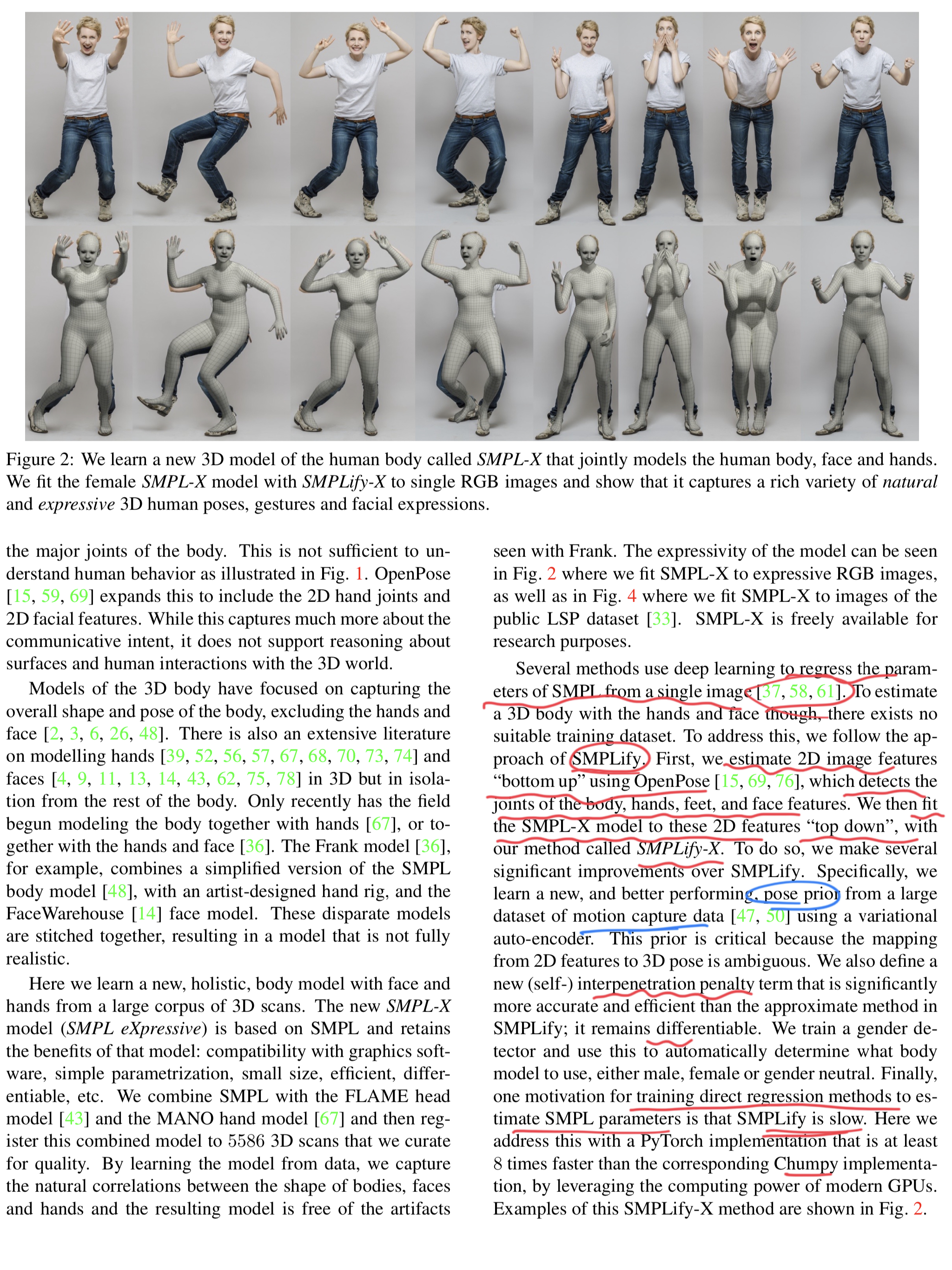 SMPLX 单张图像重建3D人手、人脸和人体Expressive Body Capture: 3D Hands, Face, and Body from a Single Image - 知乎