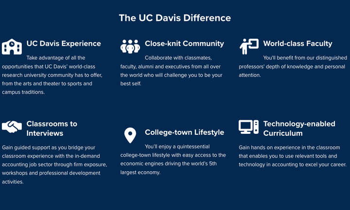 美国研究生项目 | 加州大学戴维斯分校 - 会计学硕士 University of California, Davis - Master of ...