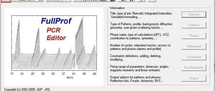 XRD精修——Fullprof软件 - 知乎