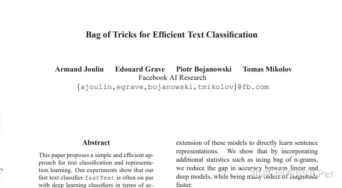 【NLP修炼系列之词向量（三）】详解fastText原理&s文本分类（词向量）实战篇 - 知乎