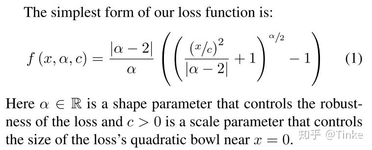 A General and Adaptive Robust Loss Function - 知乎
