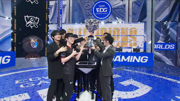S11全球总决赛落幕，EDG鏖战五局，拿下冠军 - 知乎
