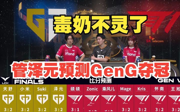 毒奶不灵了！Gen轻松零封T1夺冠，管泽元笑得比谁都大声！ - 知乎