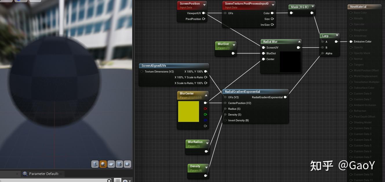 【UE4】特效美术 - 径向模糊 Radial Blur - 知乎