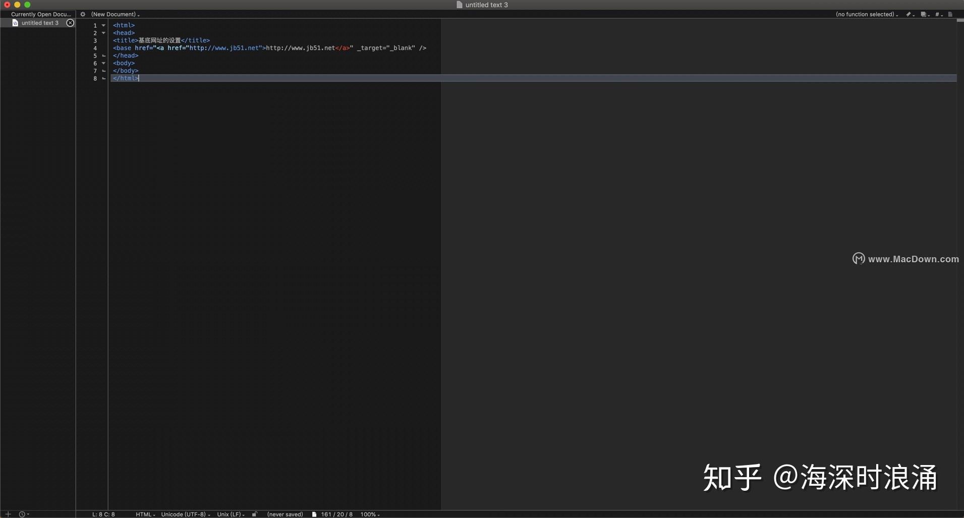 BBEdit for Mac(好用的HTML文本编辑器) - 知乎