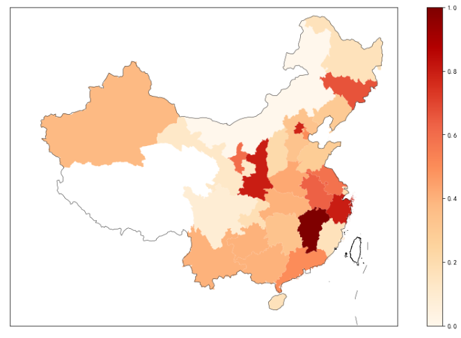使用Basemap时matplotlib的色板映射 - 知乎