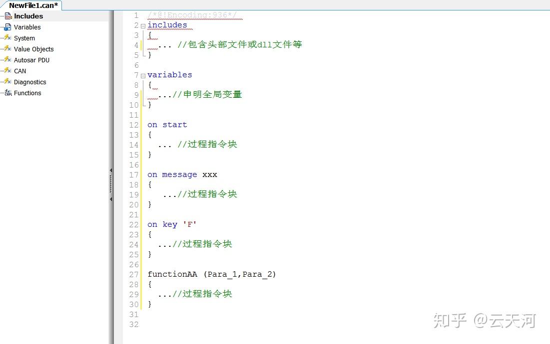 CAPL编程基础 - 知乎