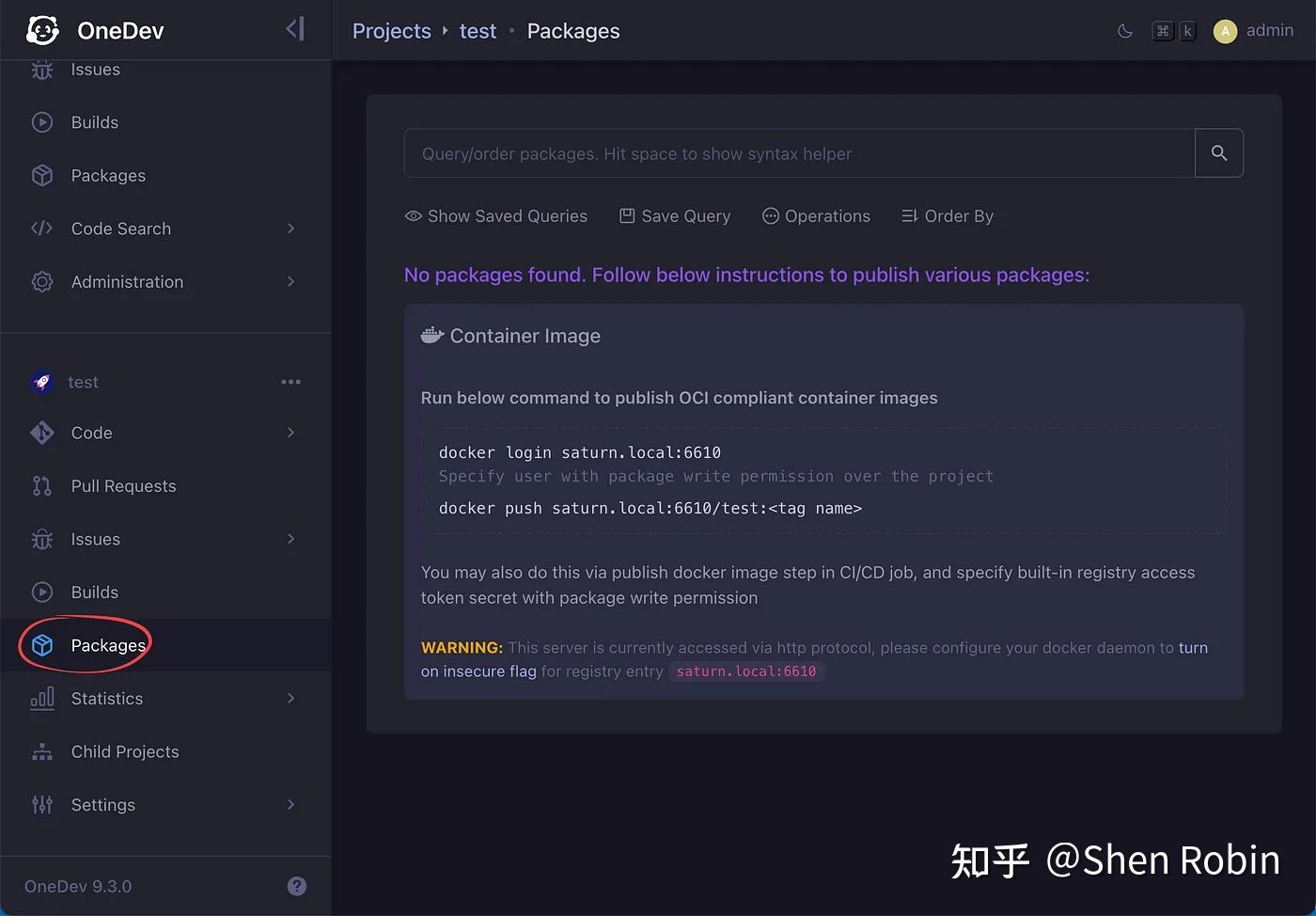 OneDev 内置 Docker Registry 介绍 - 知乎