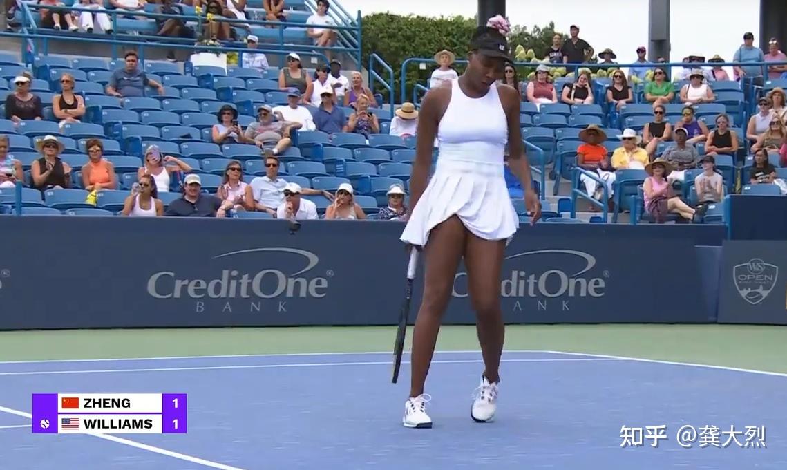 翻译：20岁郑钦文：逆转43岁大威，进WTA1000辛辛那提16强对阵No.1 - 知乎