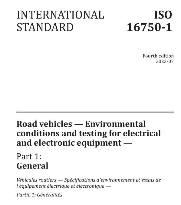 ISO 16750-1 2023 解读 - 知乎