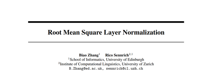 [论文笔记]RMSNorm：Root Mean Square Layer Normalization - 知乎