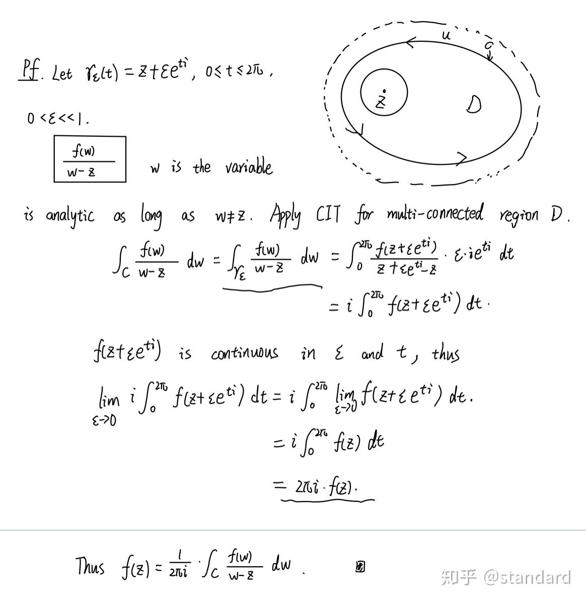 Complex function学习笔记lecture 10，11 - 知乎
