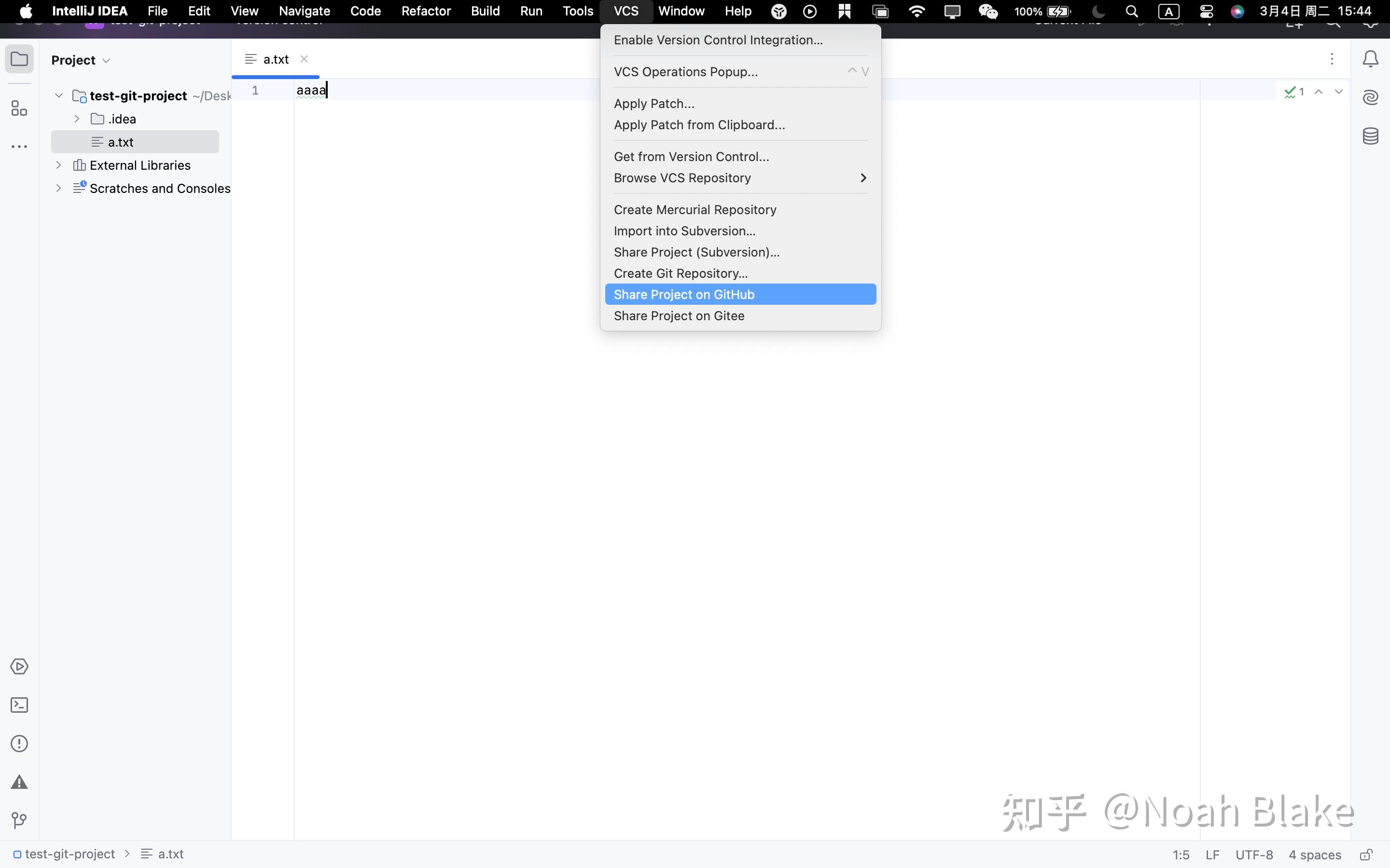 在 JetBrain 软件中使用 Git 连接远程仓库 - 知乎