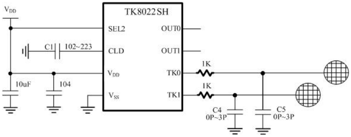 国芯思辰｜中微爱芯双通道触摸按键芯片TK8022替代希格玛SGL8022K - 知乎