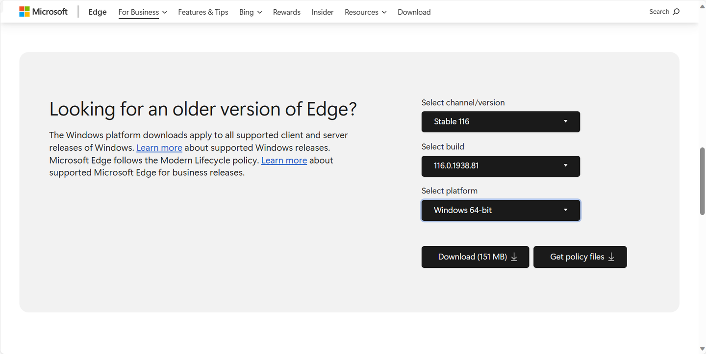 Edge 浏览器『版本回退』和『关闭更新』 - 知乎