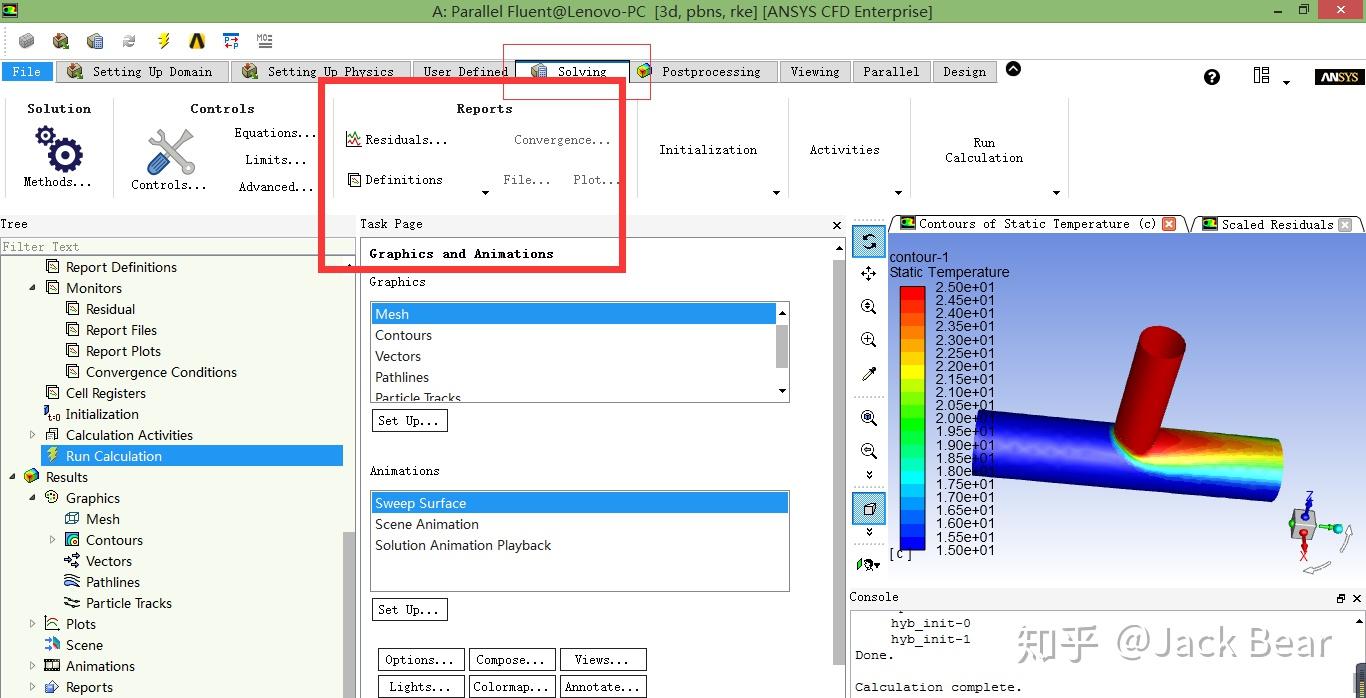 ansys fluent monitors的task page显示有问题？ - 知乎