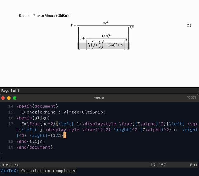 vim如何实时预览latex呢？ - 知乎