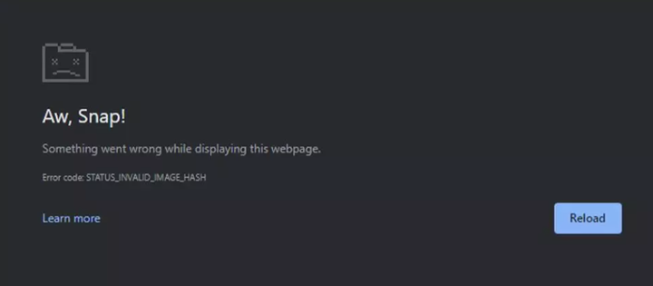【教程】修复谷歌Chrome浏览器"Status_Invalid_Image_Hash"错误的方法 - 知乎