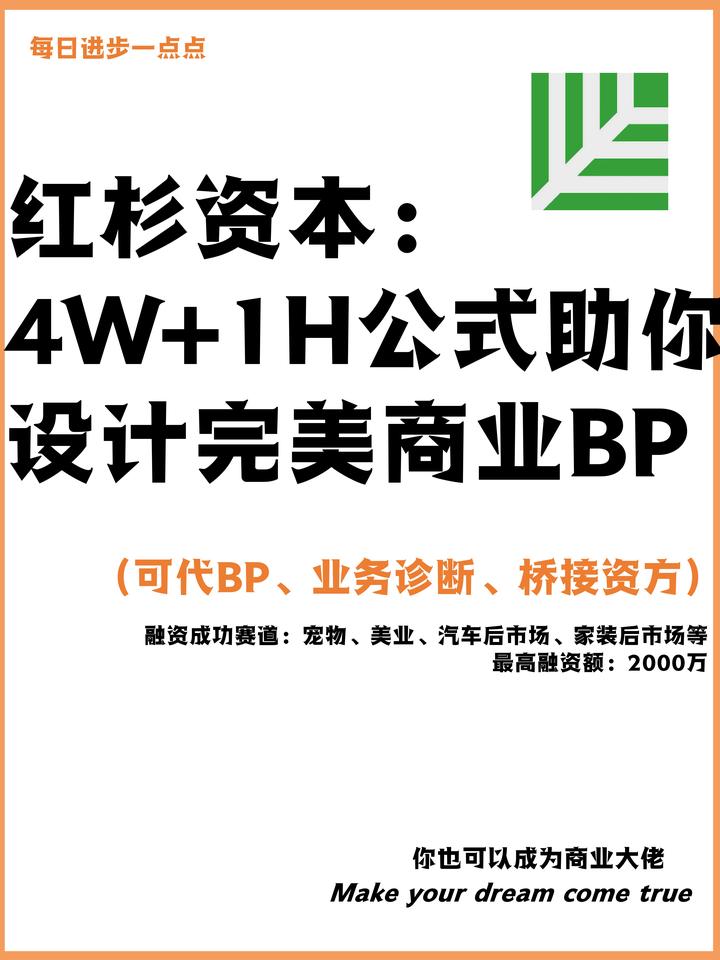 红杉资本：4W+1H公式助你设计完美商业BP - 知乎