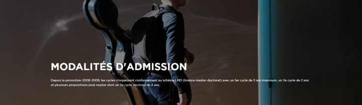 23fall申请季 | 巴黎国立高等音乐舞蹈学院报名时间公布 - 知乎