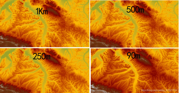 全国DEM 1km、500m、250m数据（SRTM 90m） - 知乎