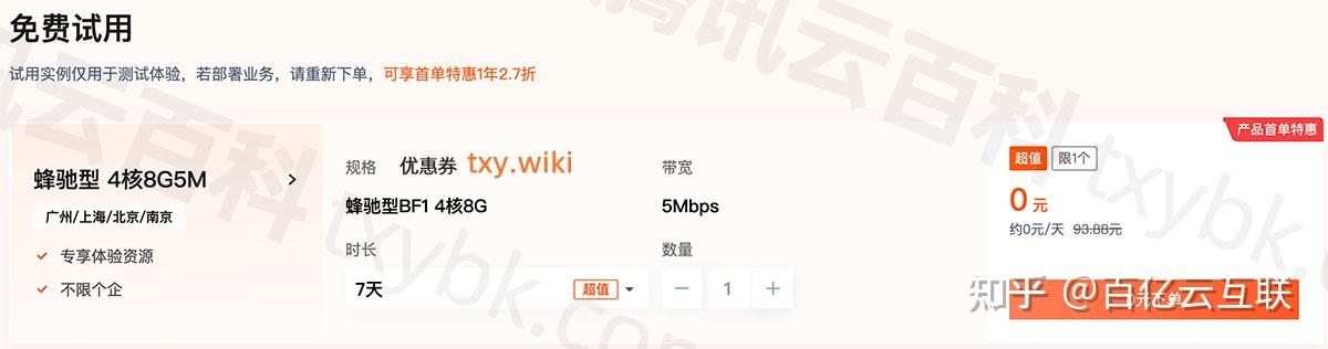 腾讯云服务器CVM蜂驰型BF1实例性能测评，价格优惠2.7折 - 知乎