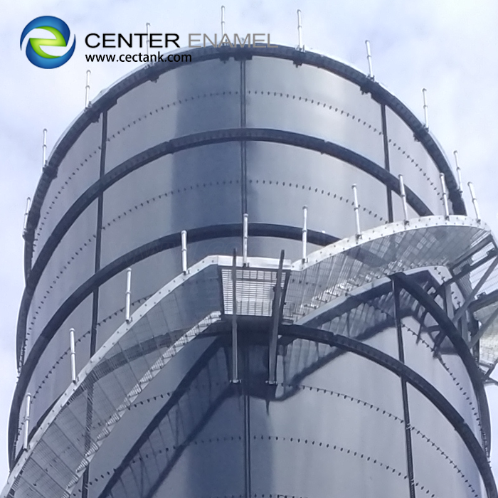 Glass Lined Steel Anaerobic Digester Tanks For Livestock Wastewater ...
