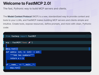 AGI｜基于FastMCP 2.0的MCP Server快速搭建指南 - 知乎