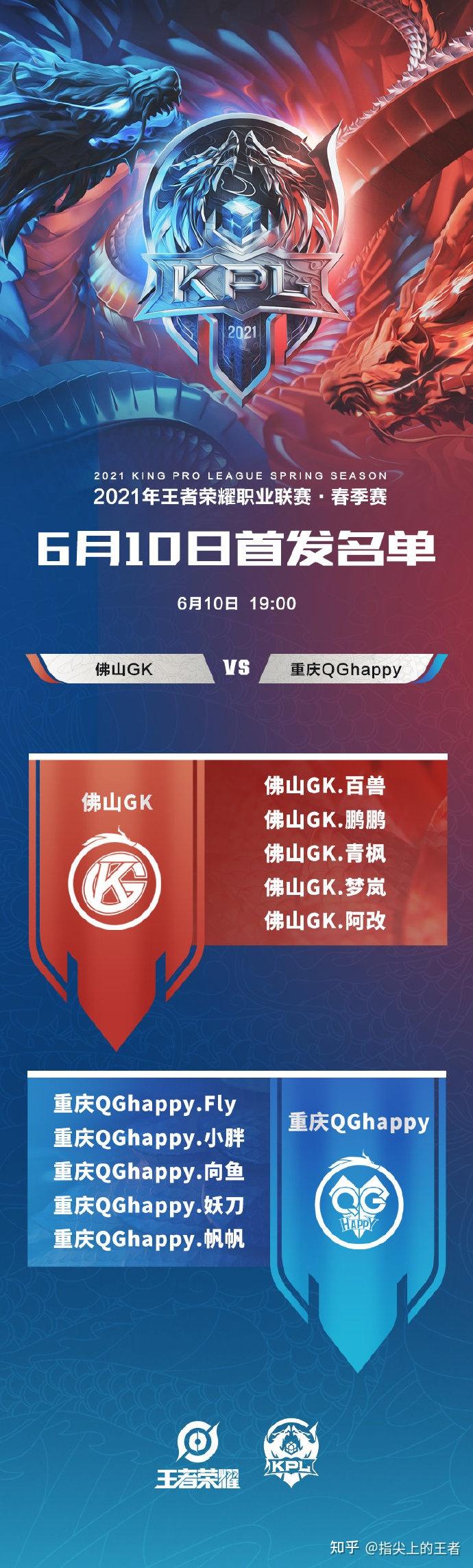 KPL季后赛10号首发：QG一穿五的第二步，刺痛的发挥非常期待 - 知乎