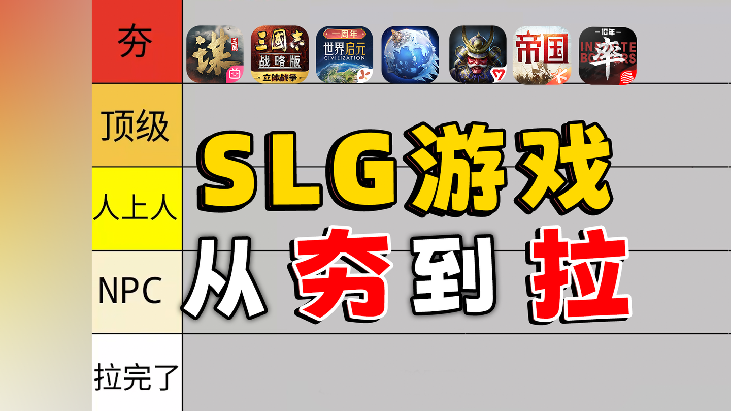 从“夯”到“拉”，盘点slg游戏，看看哪款最适合你？ - 知乎