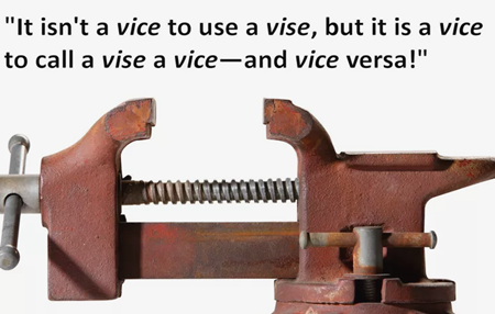 易混淆的英语单词用法：Vice 和 Vise 的区别，简单英语单词记忆法 - 知乎